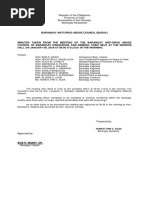 Minutes Badac | PDF | Quorum | Agenda (Meeting)