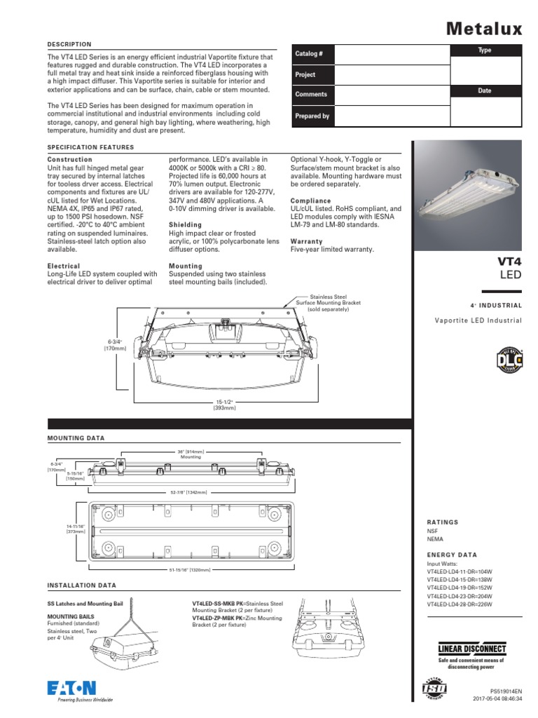 Ps519014en VT4 Led LD4 SSS PDF | PDF | Building Engineering ...