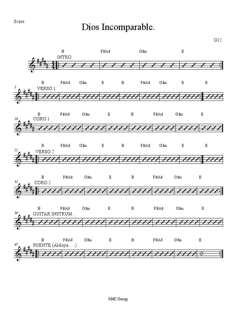 Dios Incomparable | PDF