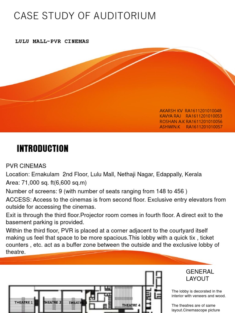 Auditorium Acoustic Design Case Study | PDF | Drywall | Building ...