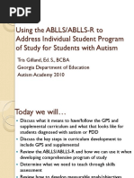 Assessment of Basic Language and Learning Skills - Revised (ABLLS-R ...