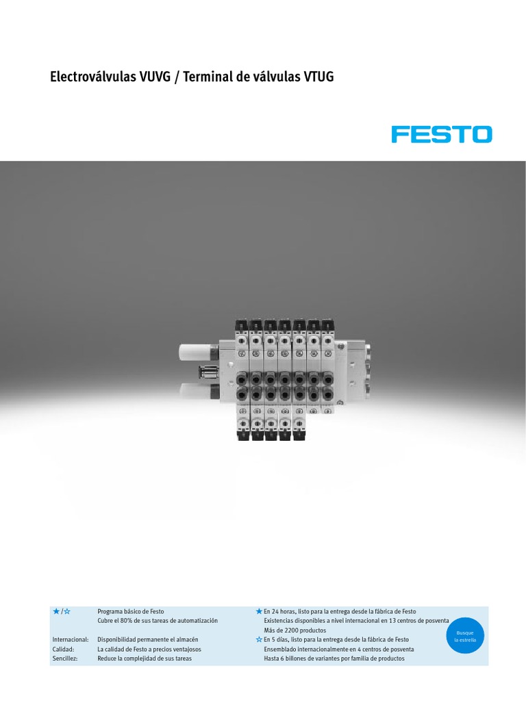 FESTO - Electroválvulas VUVG Terminal de Válvulas VTUG - VTUG-G - ES ...