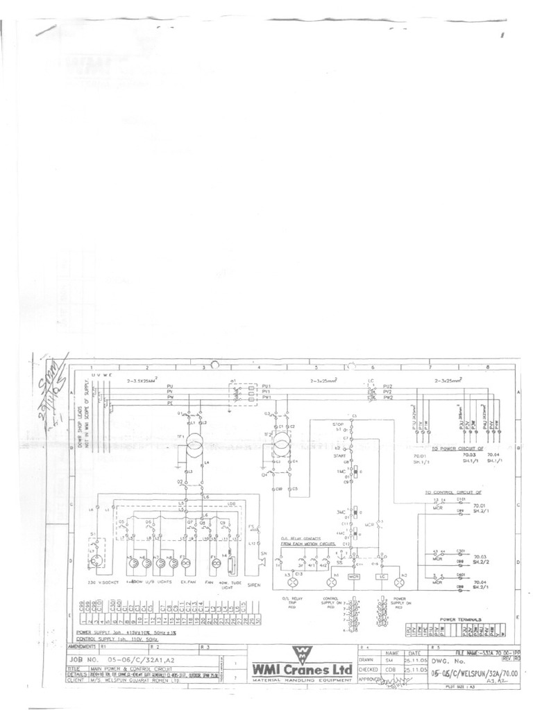 Eot Crane Drawing | PDF