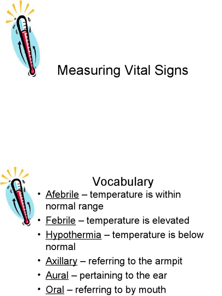 Understanding Vital Signs and Measurements | PDF | Blood Pressure ...