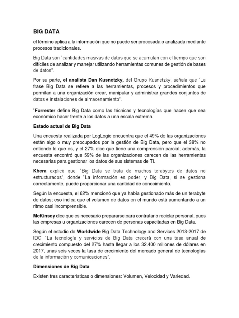 Big Data | PDF | No Sql | Big Data