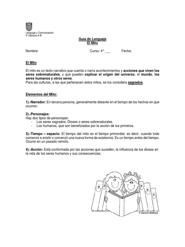 Elementos del Mito para Niños | PDF | Atenea
