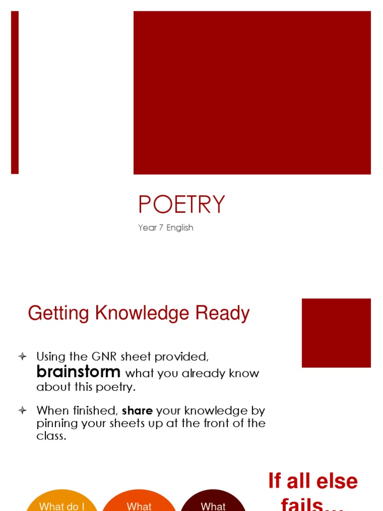 POETRY | PDF | Paragraph | Prose