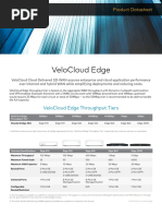 VMware SD-WAN by VeloCloud Edge Data Sheet | PDF | Cloud Computing | Computer Architecture