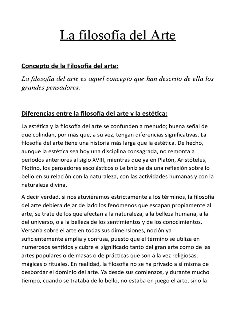 Filosofía del Arte y sus Pensadores | PDF | John Ruskin | Estética