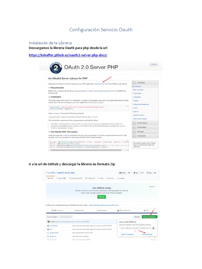 Configuración Servicio Oauth | PDF | Autenticación | Transferencia de ...