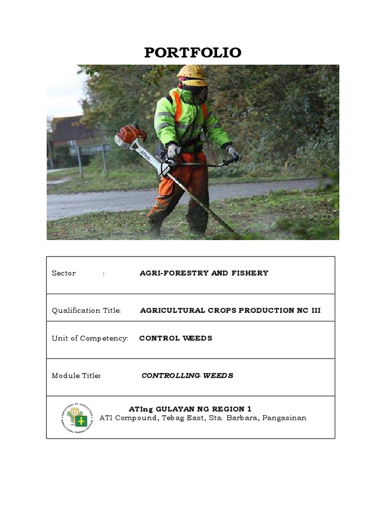 ACP NCIII - JAF - COC4 Portfolio For Revised | PDF | Agriculture | Nature