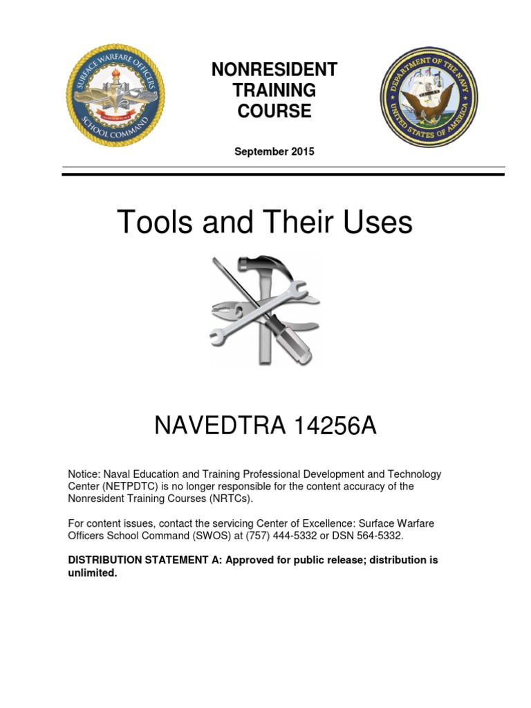 US Navy Training - Tools and Their Uses (2015) PDF | PDF | Fraction ...