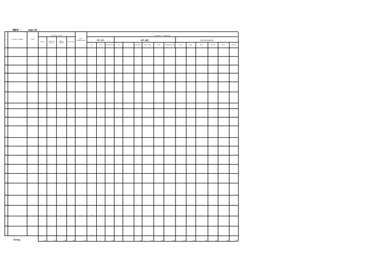 Modelo de Planilla | PDF