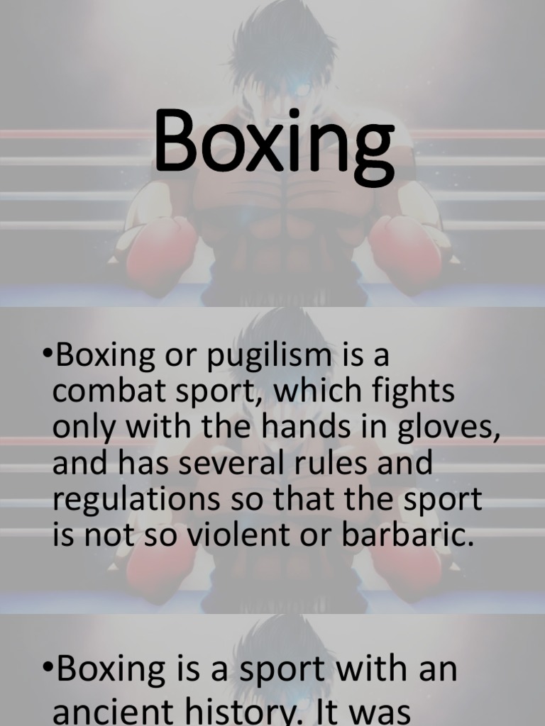 A Brief History of Boxing | PDF | Combat Sports | Individual Sports