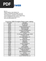 Cummins 4B3.9 Engine Spare Parts Catalog | PDF | Turbocharger | Piston