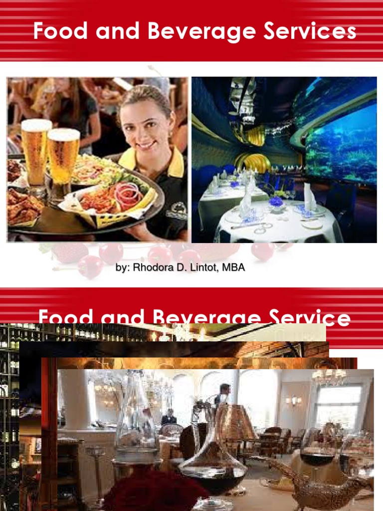Introduction To Food and Beverage Services | PDF | Restaurants | Fast Food