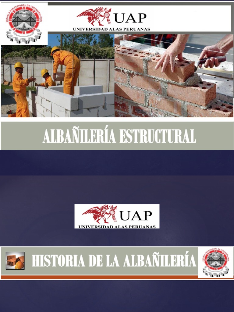 Historia de La Albañilería en El Perú | PDF | Roca (geología) | Ladrillo