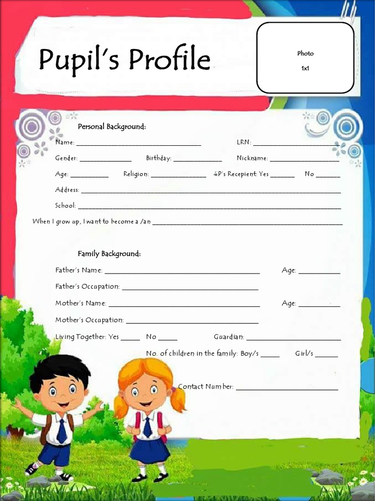 Pupil's Profile | PDF