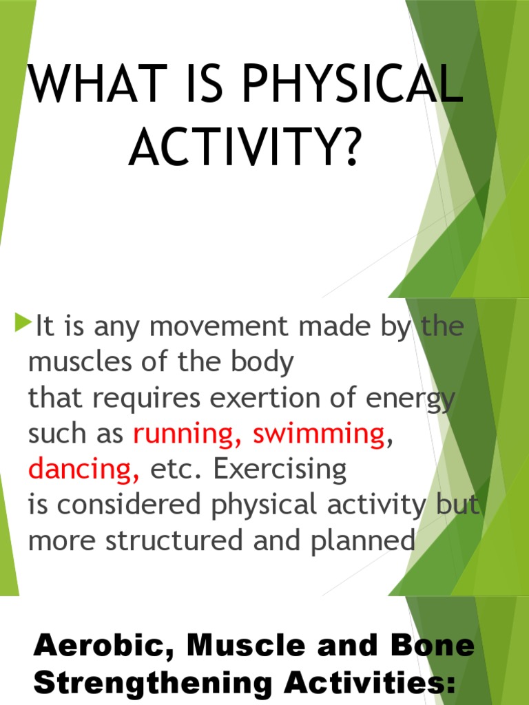 What Is Physical Activity? | PDF
