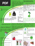 Triptico Basura | PDF | Vertedero | Residuos
