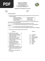 Grade 6 - Esp (2ND Quarter) | PDF | Self-Improvement