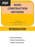 01 Road Construction Methodology | PDF | Road Surface | Concrete