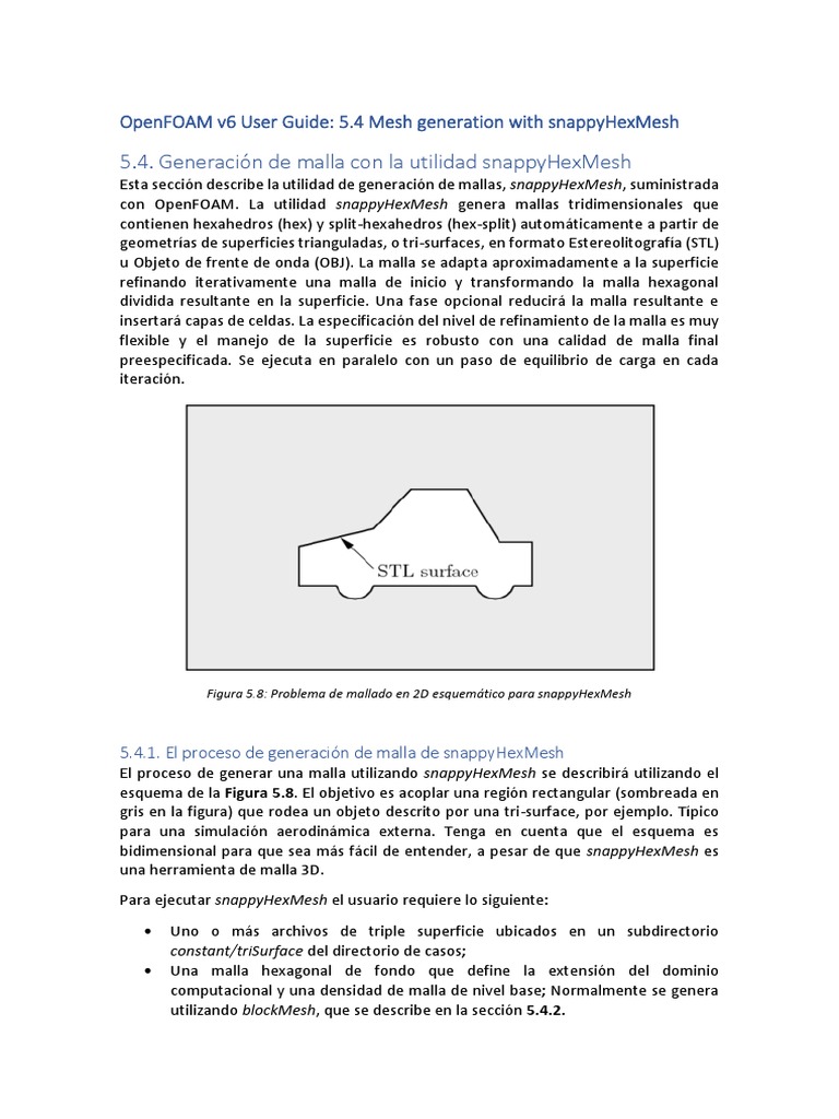 OpenFOAM v6 User Guide | PDF | Archivo de computadora | Enseñanza de matemática
