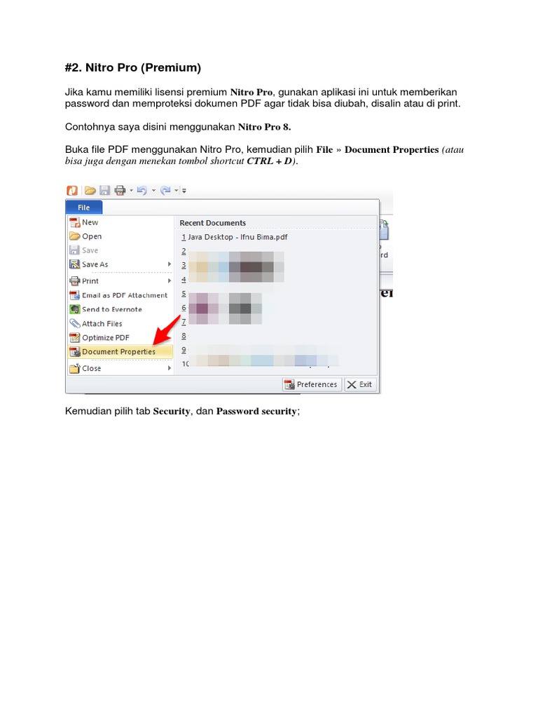 Cara Buat PDF Dari Nitro PDF | PDF
