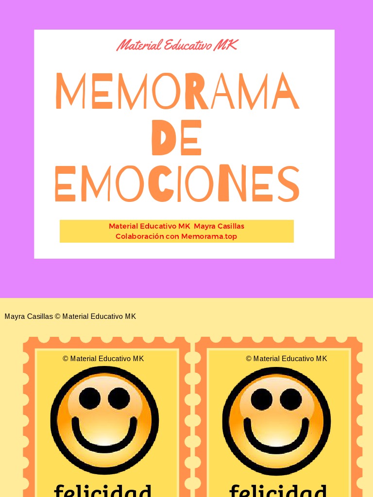 Memorama de Emociones