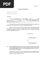 Notice of Dishonored Checks | PDF