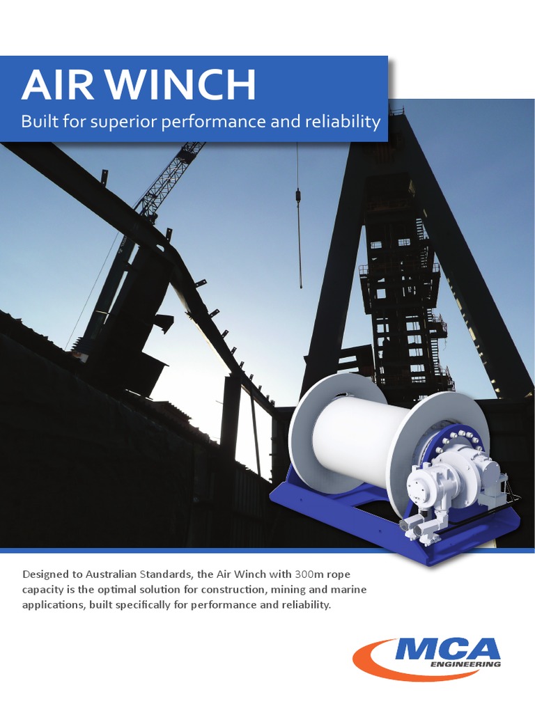 Air Winch Completed Brochure FINAL | PDF | Crane (Machine ...