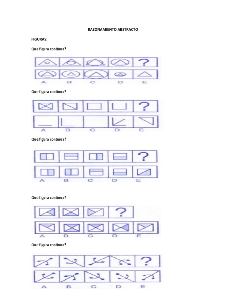 Test de Razonamiento Abstracto | PDF | Poesía
