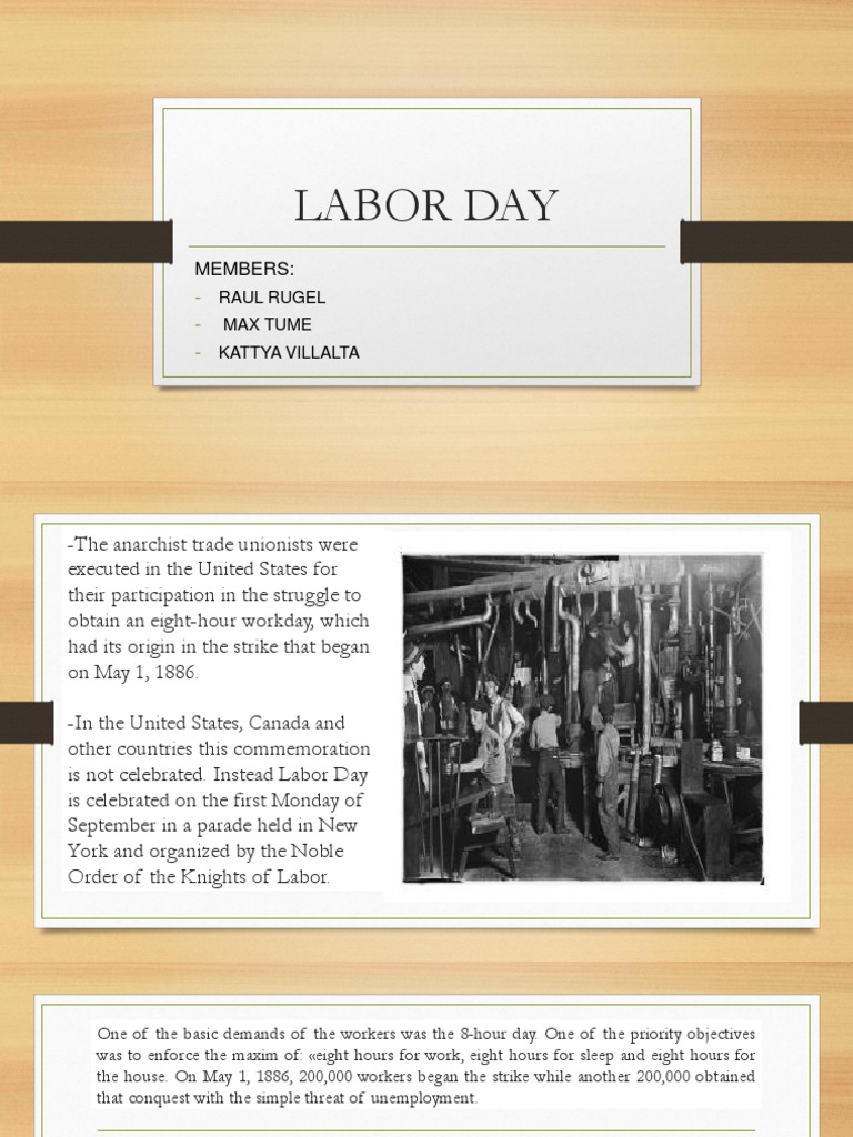 History of Labor Day Celebrations | PDF