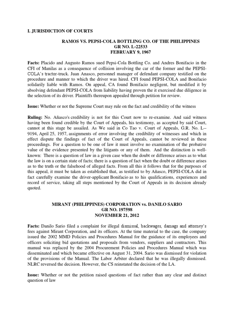 Jurisdiction of Courts and Land Dispute Cases | PDF | Complaint ...