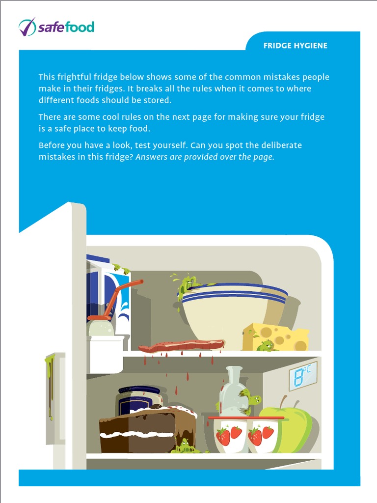 Fridge Hygiene FINAL | PDF | Refrigerator | Foods
