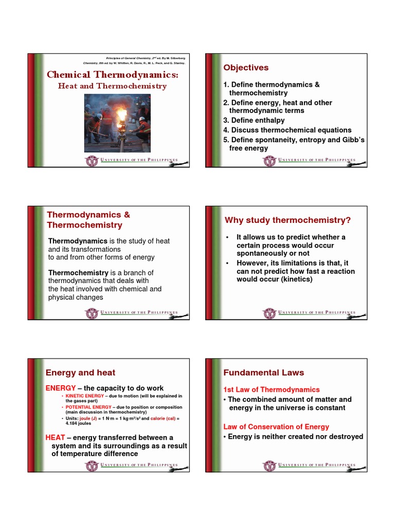 Chemical Thermodynamics:: Heat and Thermochemistry | PDF | Heat ...