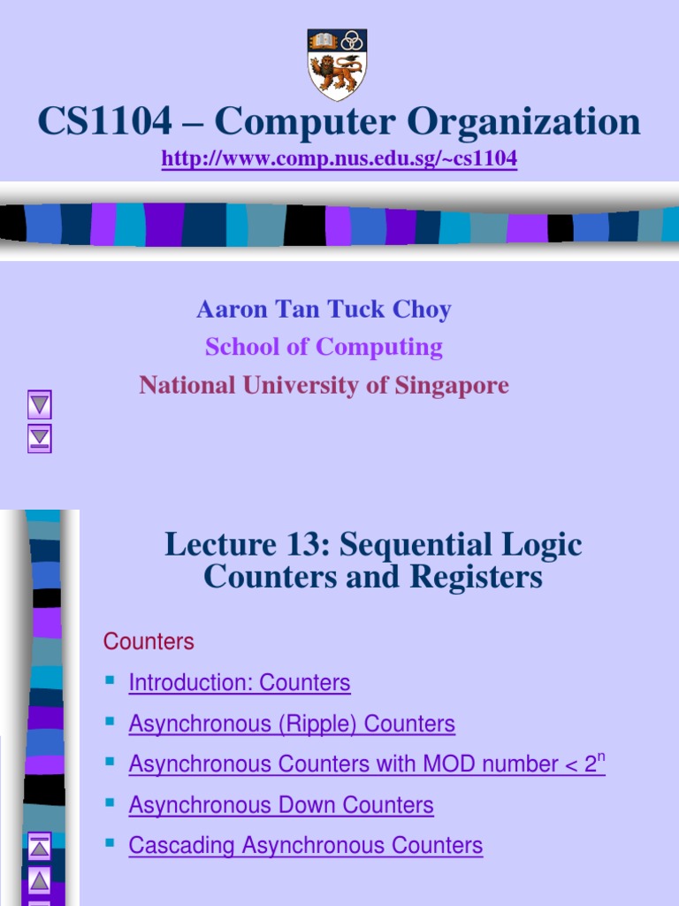 Counters and Registers 5 | PDF | Electrical Circuits | Computer Hardware