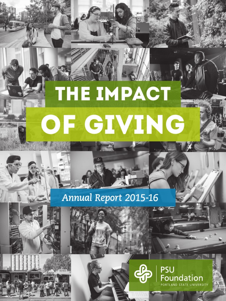 PSU Impact of Giving | PDF | Academia | Further Education
