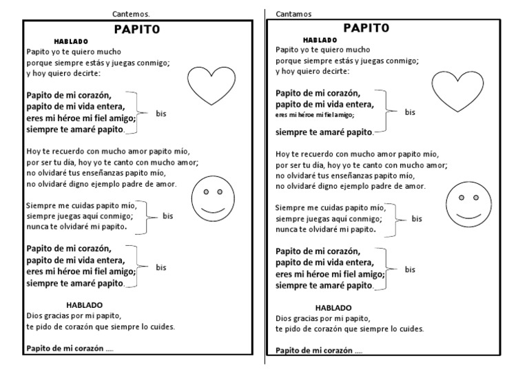 Canción Papito | PDF