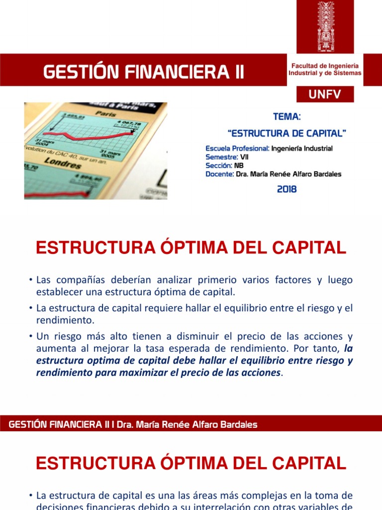 Estructura de Capital | PDF | Compartir (Finanzas) | Capital (economía)