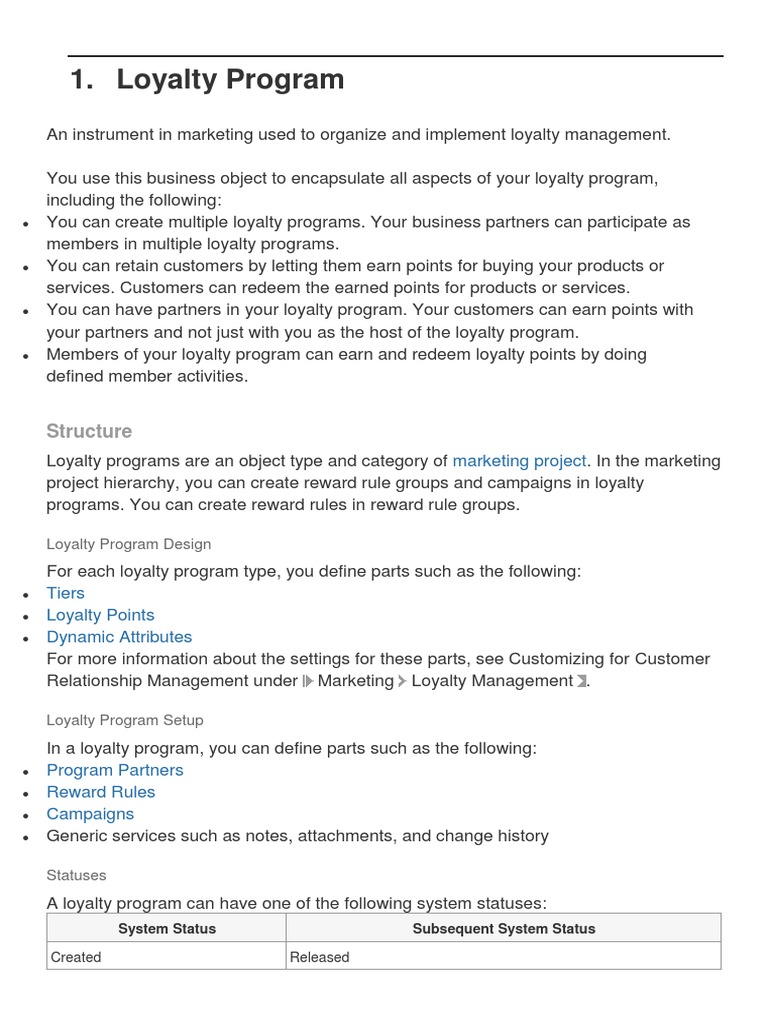 SAP CRM Loyalty Management PDF | PDF | Loyalty Program | Coupon