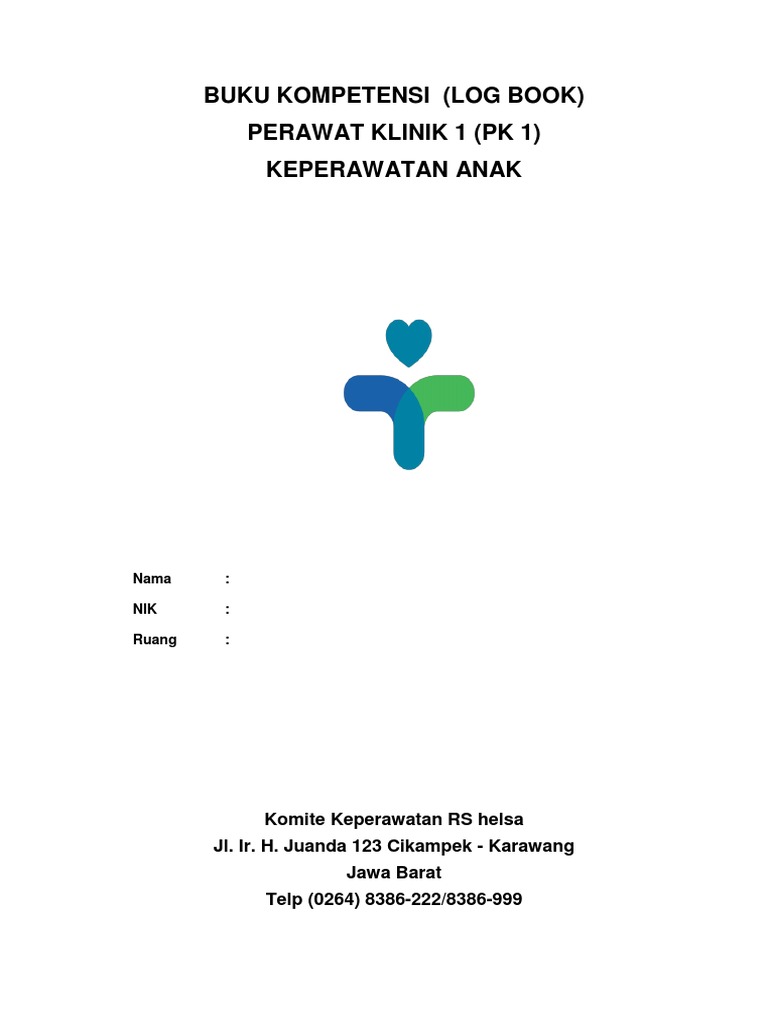 Log Book PK 1 (Anak) | PDF