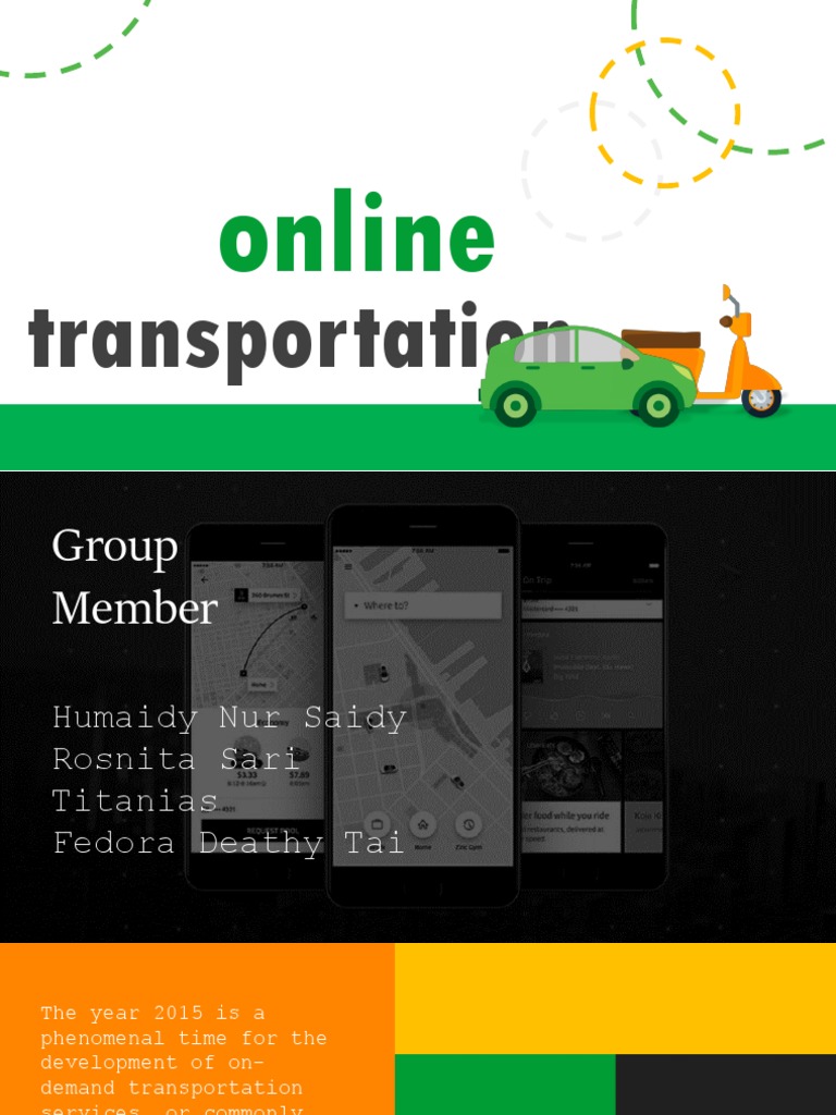 Online Transportation Services Overview | PDF | Service Industries ...