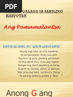 Makabagong Pamamaraan NG Pamamalantsa | PDF