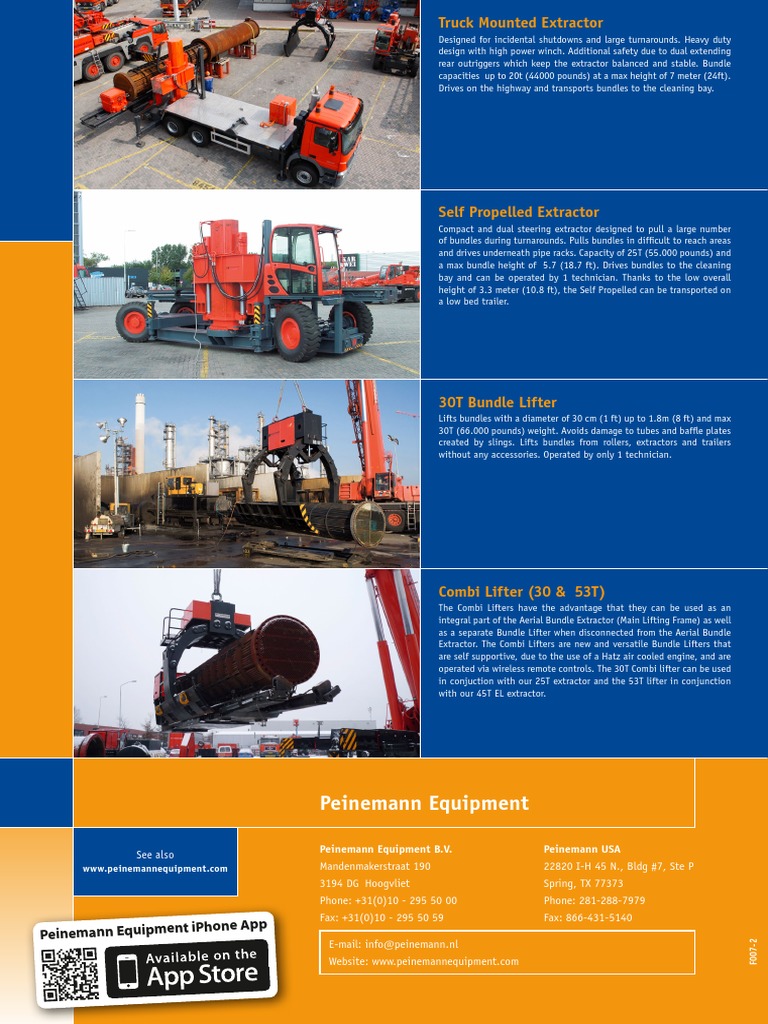 Bundle puller | Truck | Heat Exchanger