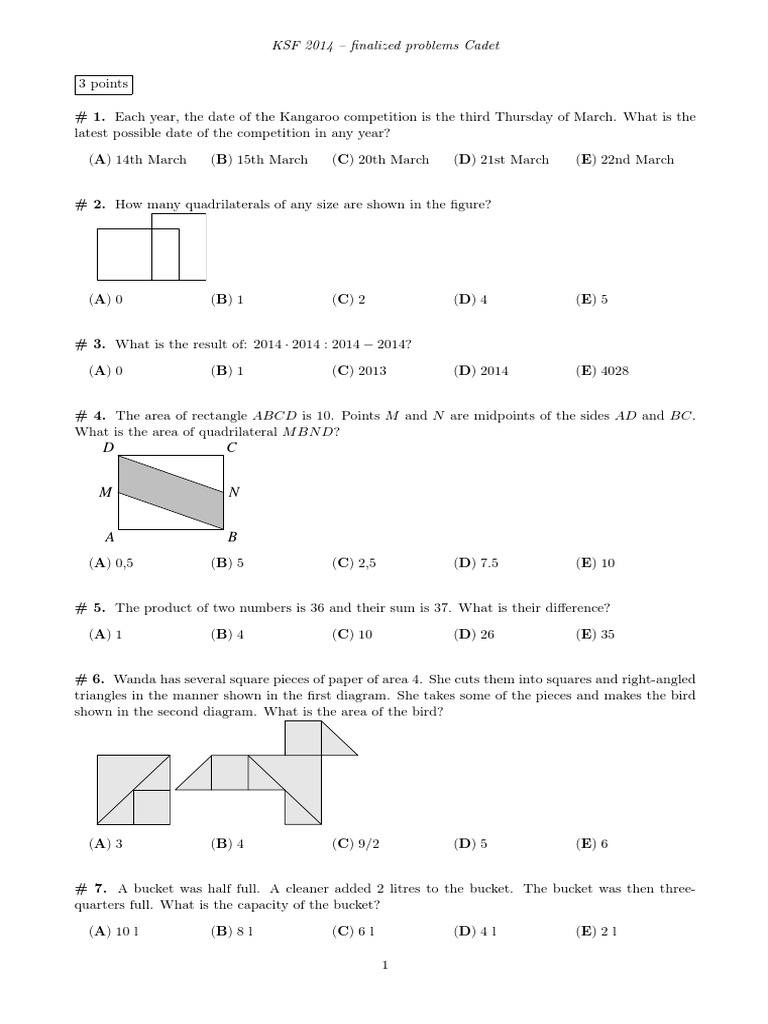 Ikmc 2014 | Download Free PDF | Area | Rectangle