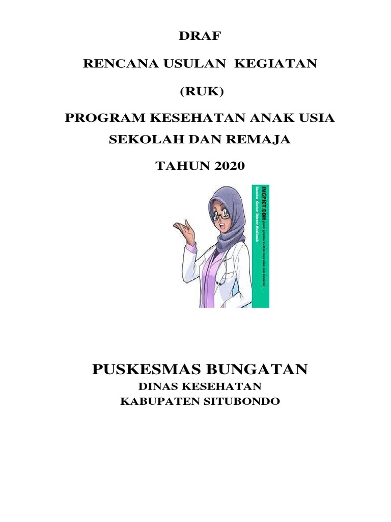 Draff Ruk Upaya Kesehatan Remaja 2020 | PDF