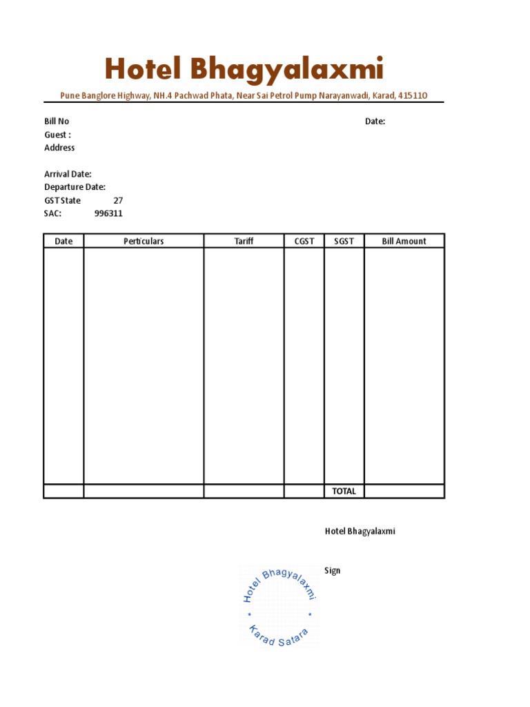 Hotel Bhagyalaxmi: Pune Banglore Highway, NH.4 Pachwad Phata, Near Sai ...
