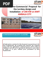 Solar Project Proposal PDF | PDF | Solar Power | Solar Panel