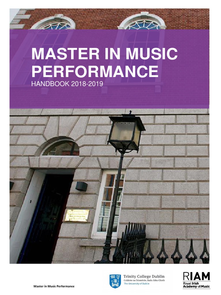 Official MMus Handbook 2018 19 PDF | PDF | Postgraduate Education ...